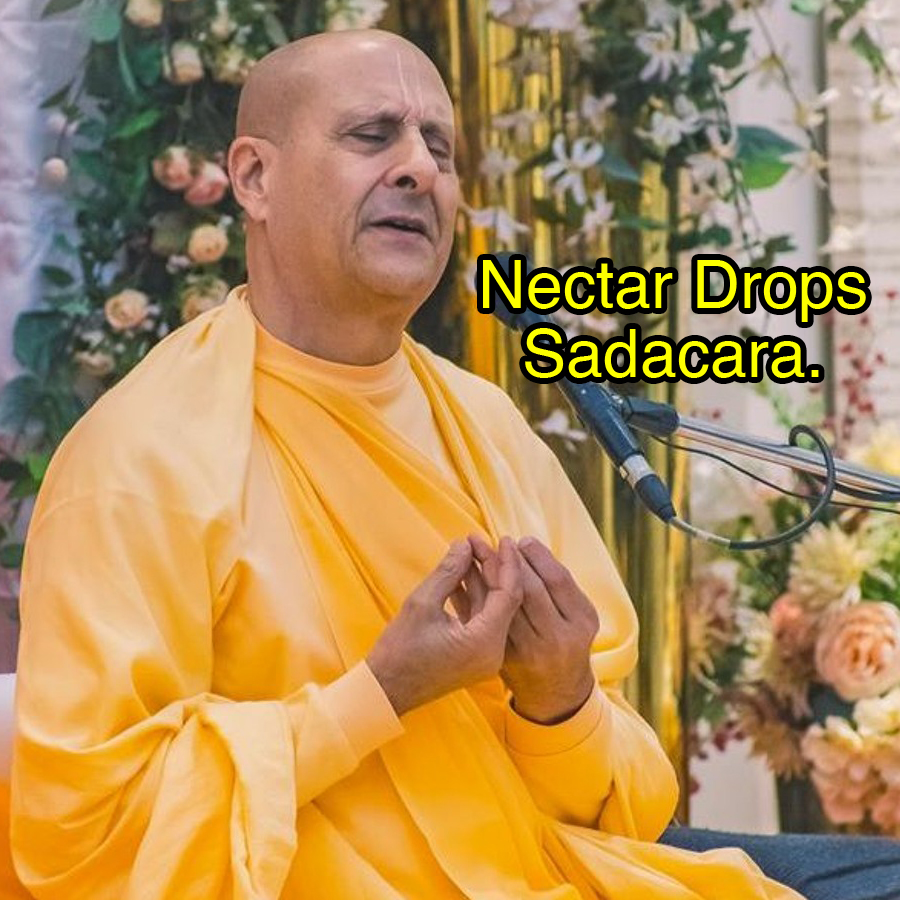 Nectar Drops- Sadacara. | SND Devotional